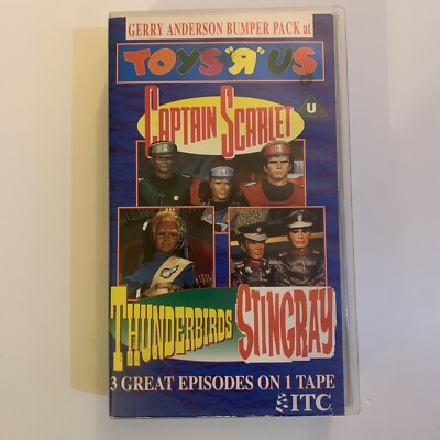 Toys’r’us ITC - vhs video tape - Captain Scarlet, Thunderbirds ...