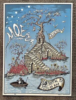 MOE MASS 2018 ORIGINAL SILKSCREEN CONCERT POSTER DUBOIS | eBay