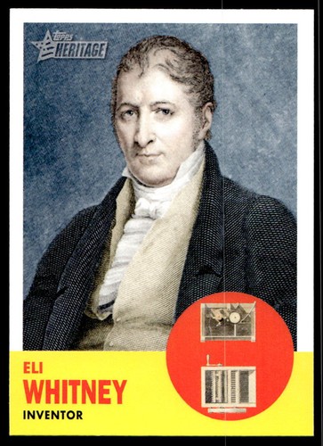 2009 Topps Heritage 47 Eli Whitney Baseball Card | eBay