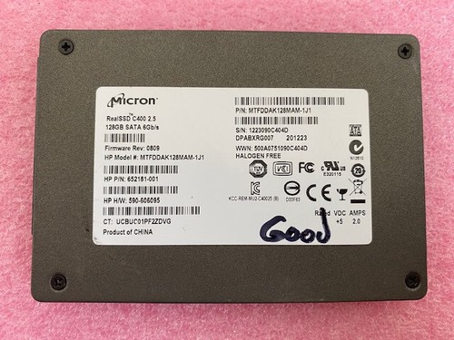 Micron RealSSD C400 128GB 2.5" SATA3 SSD Solid State Drive ...