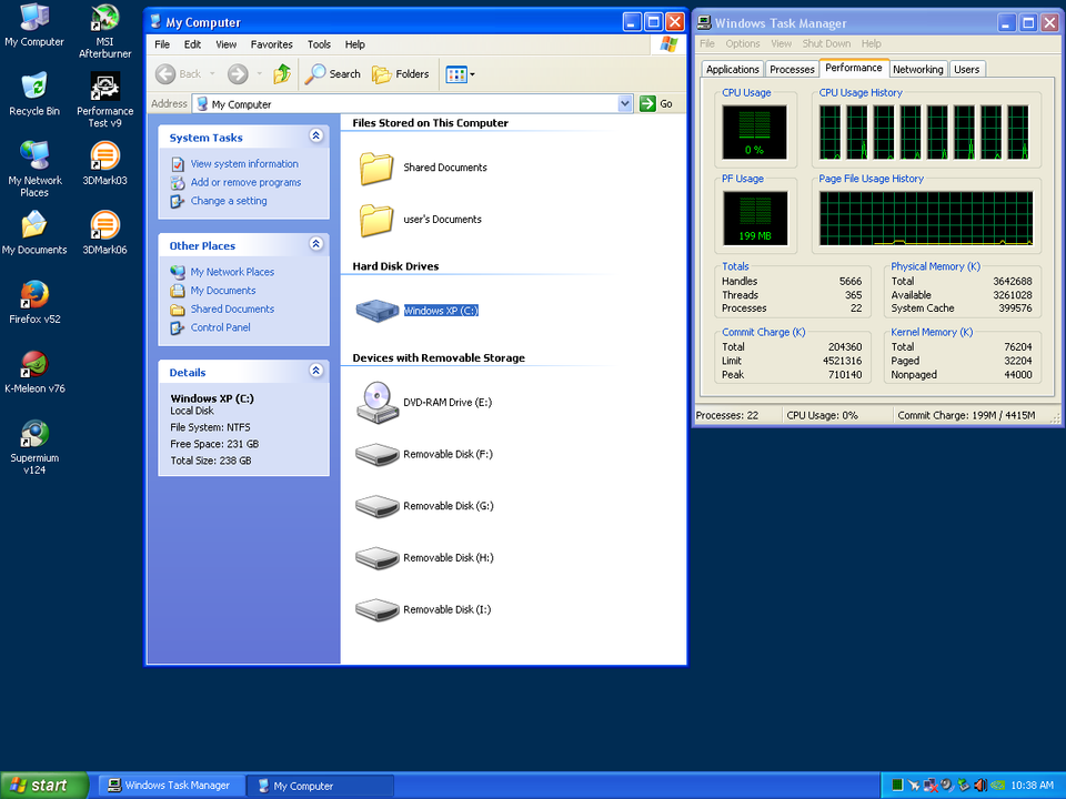 NEW Windows XP Retro Gaming PC Tower - i7-4770k, 256GB SSD, GTX 750Ti ...