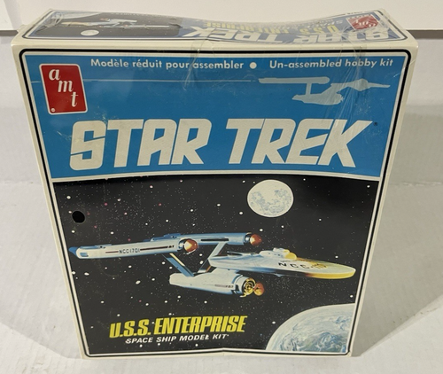 AMT STAR TREK U.S.S. Enterprise Space Ship Model Kit ( #6676 ) NEW ...