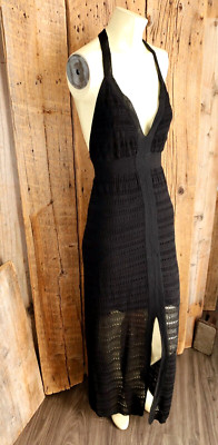 Victoria's Secret Long Lacy Knit T Back Dress Size Small | eBay