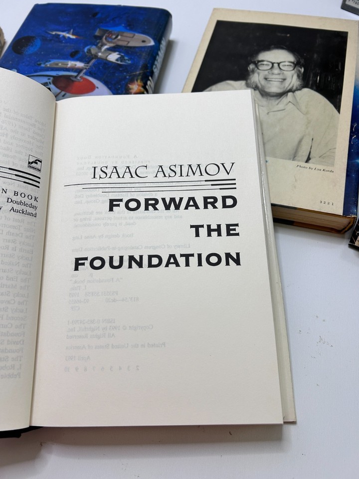 Isaac Asimov Book Lot of 8 Hardcover Foundation Series, Winds of Change ...