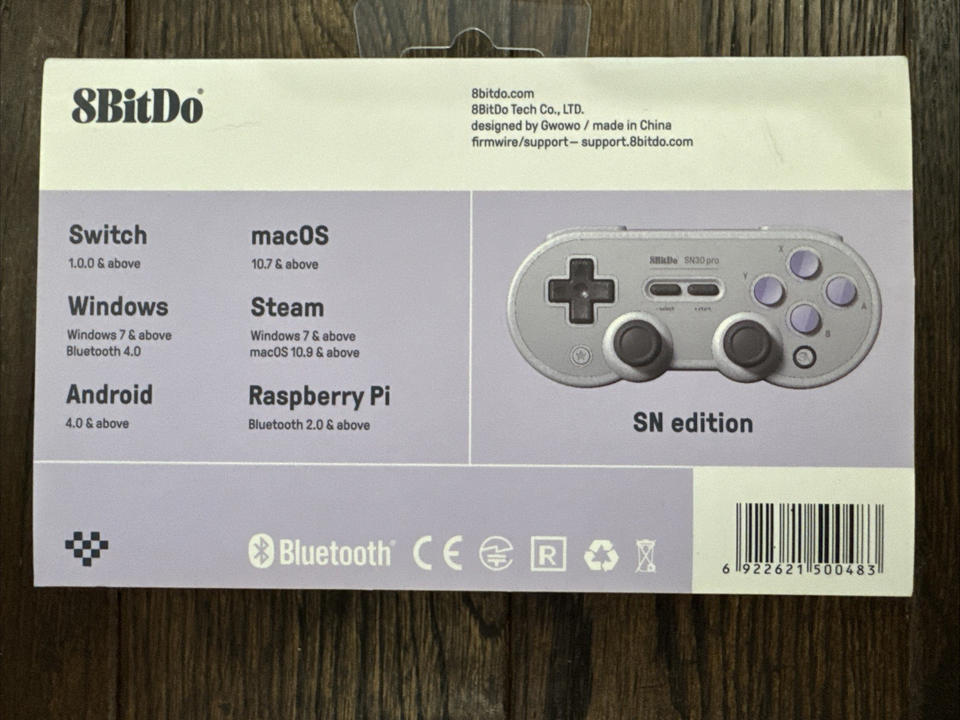 8BitDo SN30 Pro Bluetooth Gamepad 80DH Switch/Windows/Android/Mac (LOT ...