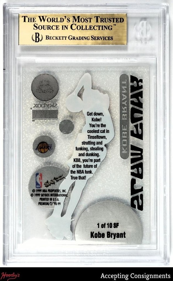 1998-99 SkyBox Premium Slam Funk #1 Kobe Bryant BGS 9.5 GEM MINT LAKERS ...