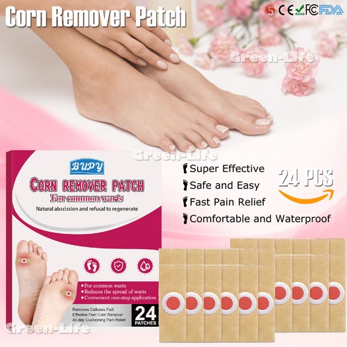 24 Pads Corns Removal Plasters Protective Foot Plaster Pads Patches ...