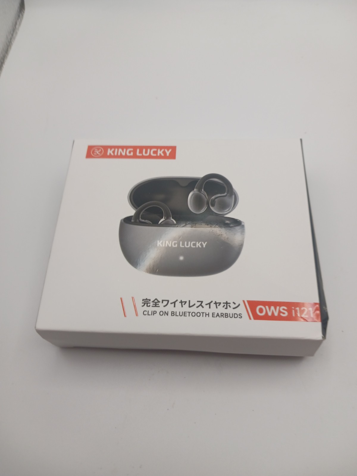 King Lucky Clip On Open Ear Wireless Earbuds i121 Purple