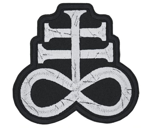 Leviathan Cross Patch | Satan Cross Gothic Baphomet Devil 666 Biker ...