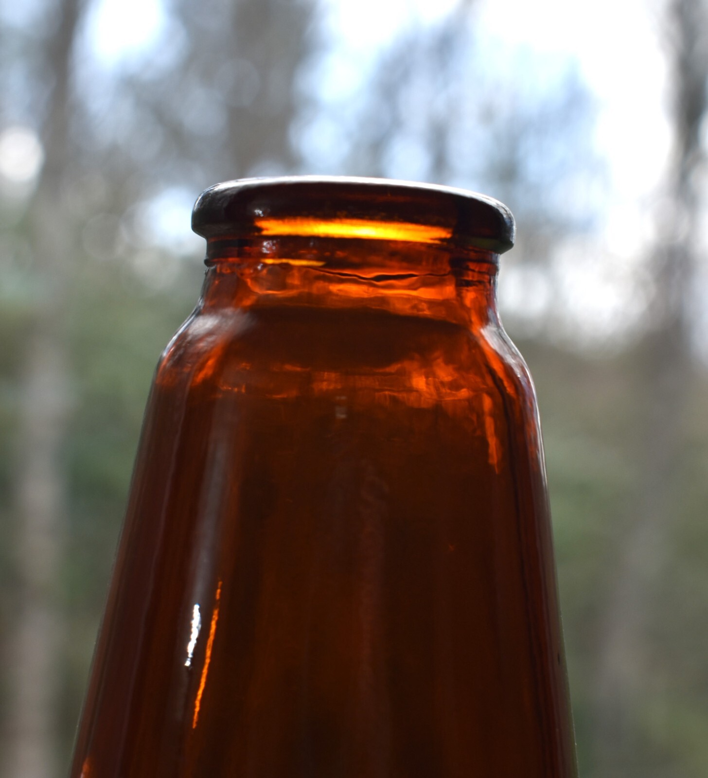 VINTAGE 1960S MICHELOB AMBER BROWN FOOTED BEER BOTTLE EMPTY Obear ...