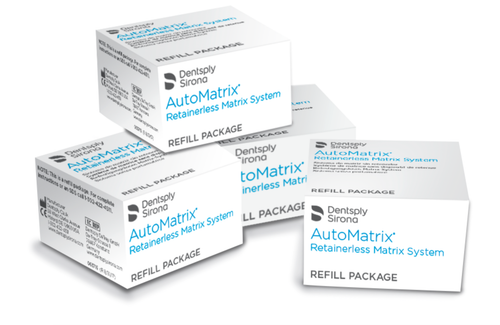 AutoMatrix Retainerless Matrix System Pack 72 Matrix Bands by DENTSPLY ...
