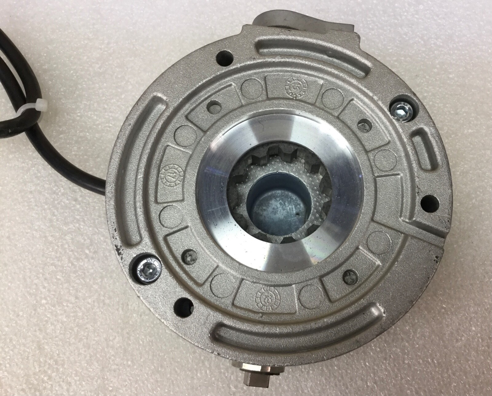 BAUER TYPE E008B9HN BRAKE & ENGAGEMENT BRACKET 210 VDC 10 NM .14A NEW ...