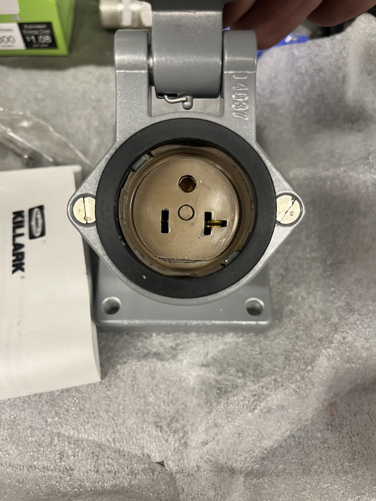 KILLARK ACCEPTOR UGR0-20231QW 20A EXPLOSION PROOF FACTORY SEALED ...