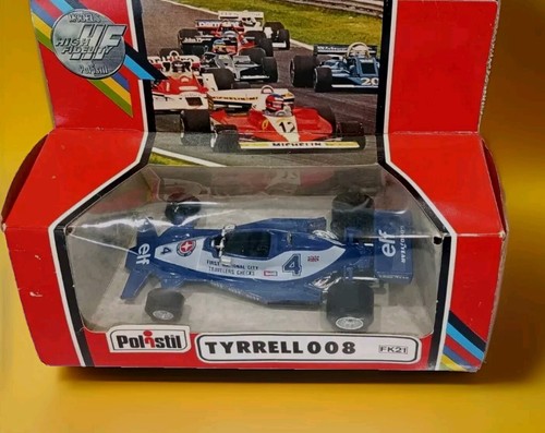 Polistil Tyrrell 008 Elf F1 Diecast Car FK21 1:32 1978 Near Mint Boxed ...