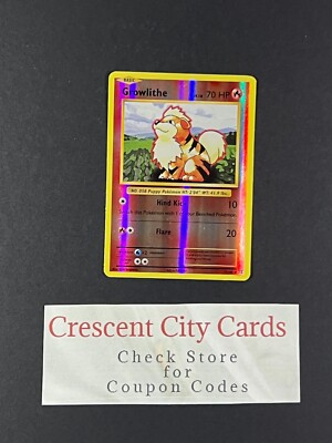 Growlithe REVERSE HOLO 17/108 Pokemon TCG XY Evolutions Card NM | eBay