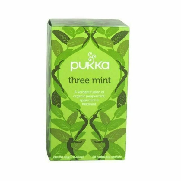Pukka Three Mint Tea - 32g for sale online | eBay