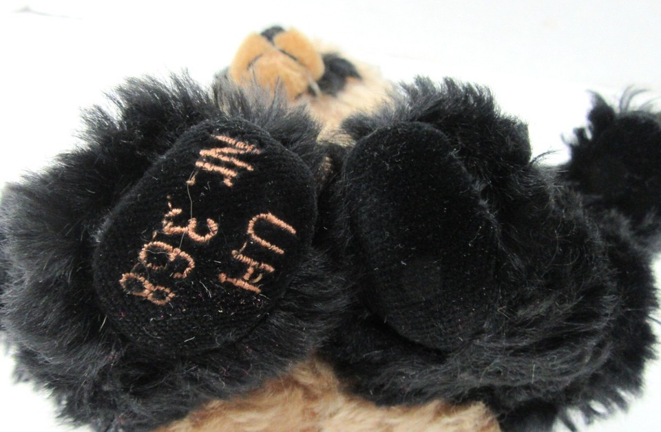 VINTAGE HERMANN GERMANY PLUSH PANDA BEAR ULLA HERMANN ARTIST JOINTED 9 ...