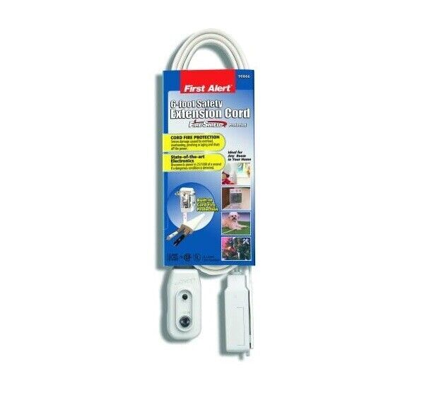 First Alert 90866 Fire Shield LCDI Safety Extension Cord for sale ...