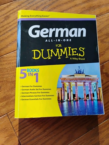 German All-In-One for Dummies, with CD | eBay