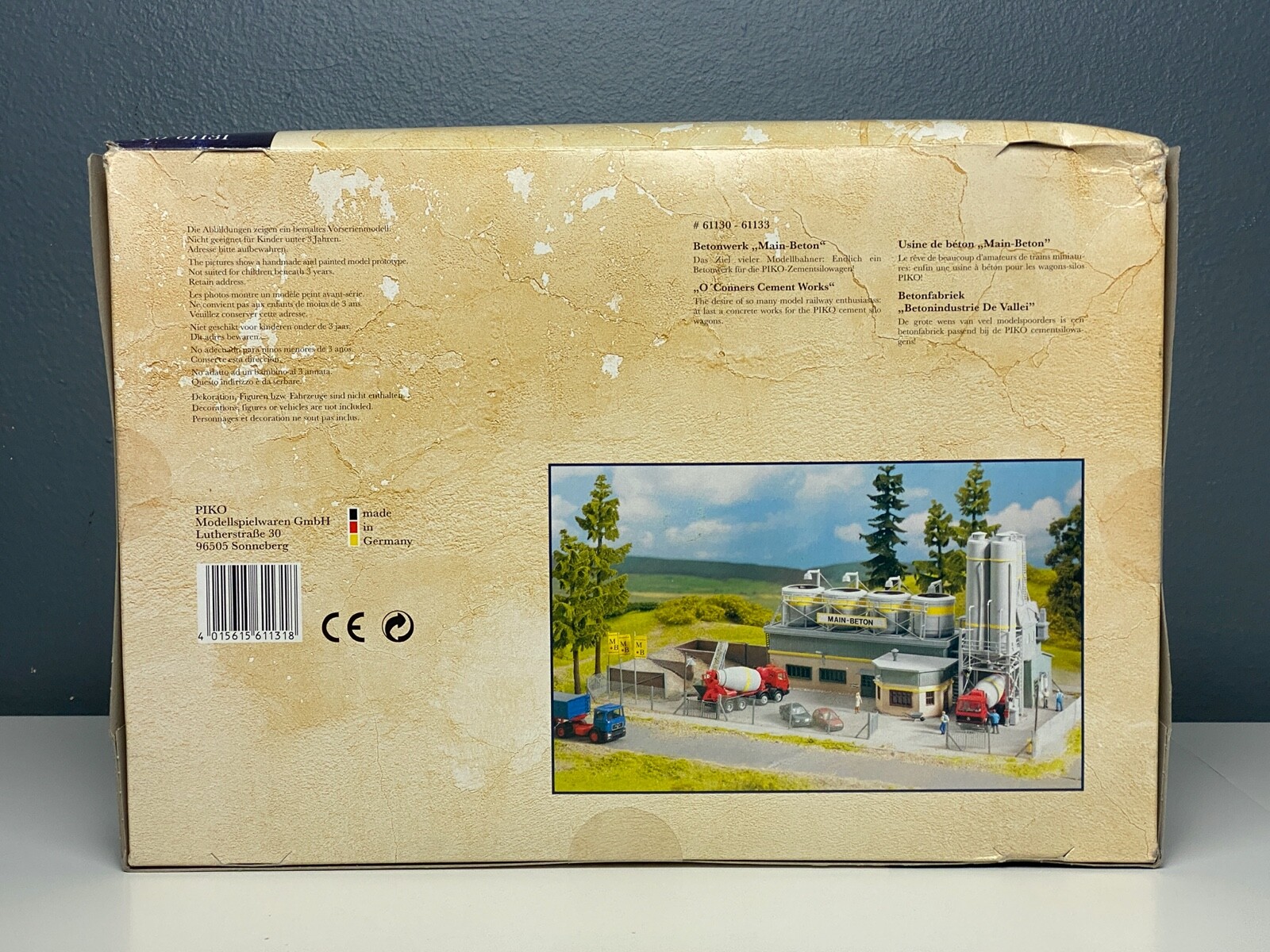 PIKO HO SCALE 1/87 CONCRETE PLANT SILOS BUILDING KIT | BN | 61131 | eBay