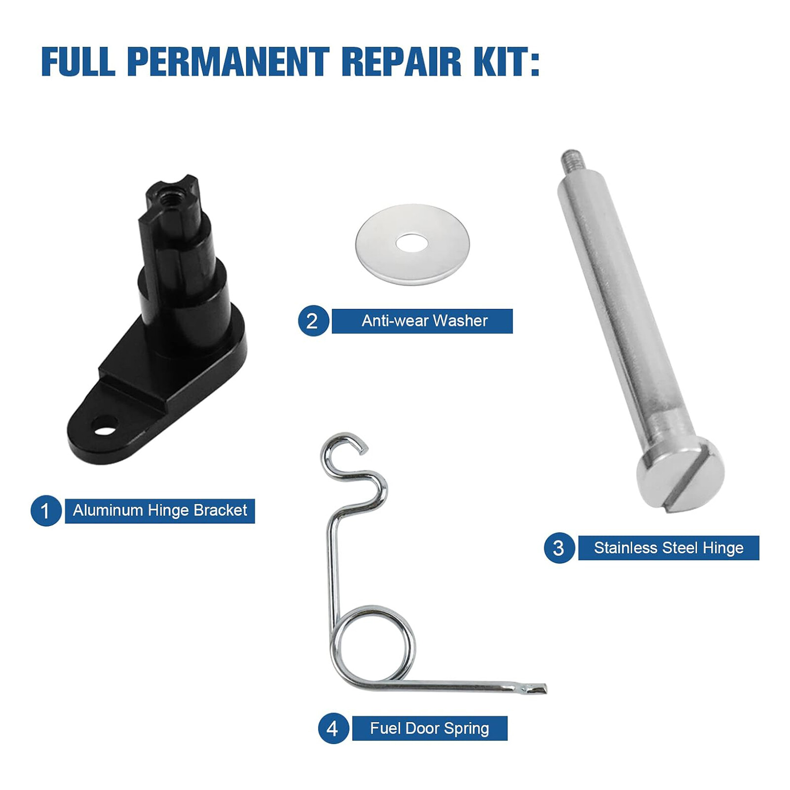 Permanent Repair Fits Ford F150 2009-14 Fuel Door Repair Hinge Kit ...