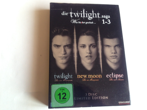 Die Twilight Saga 1-3 - Limited Edition (DVD) - FSK 12 - | eBay.de