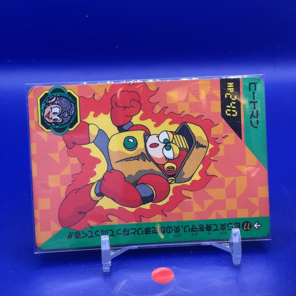 Heat Man - Mega Man 2 Rock Man CG Capcom 1992 Japan #001 | eBay