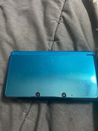 Nintendo 3DS Aqua Blue Teal Handheld System CTR-001 Tested And working ...