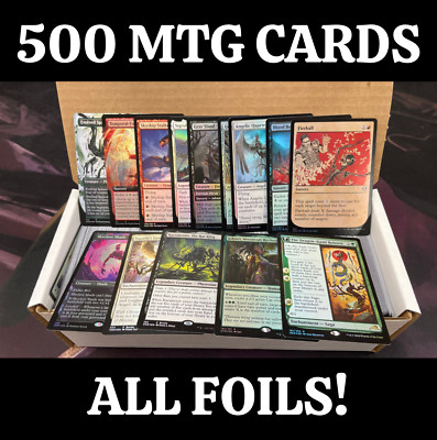 500+ MAGIC THE GATHERING MTG CARDS ~ ALL FOIL!! ~ MTG COLLECTION | eBay