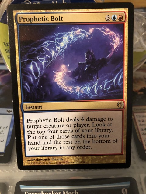 MTG Prophetic Bolt Duel Decks: Izzet vs Golgari 27/90 Regular Rare for sale online | eBay