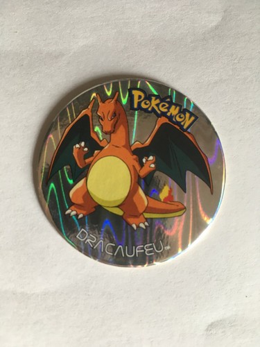POG COIN POWER CAPS N°6 " CHARIZARD " POKEMON OCCASION E-MAX PANINI ...