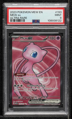Mew ex Ultra Rare Pokemon 151 PSA 9 MINT 14dq | eBay