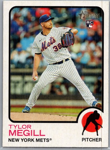 2022 Topps Heritage #140 Tylor Megill Rookie New York Mets | eBay