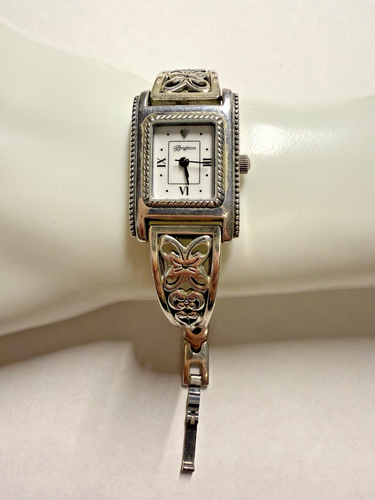Brighton Hamilton Classic Silver Plated Bracelet Watch UNTESTED | eBay