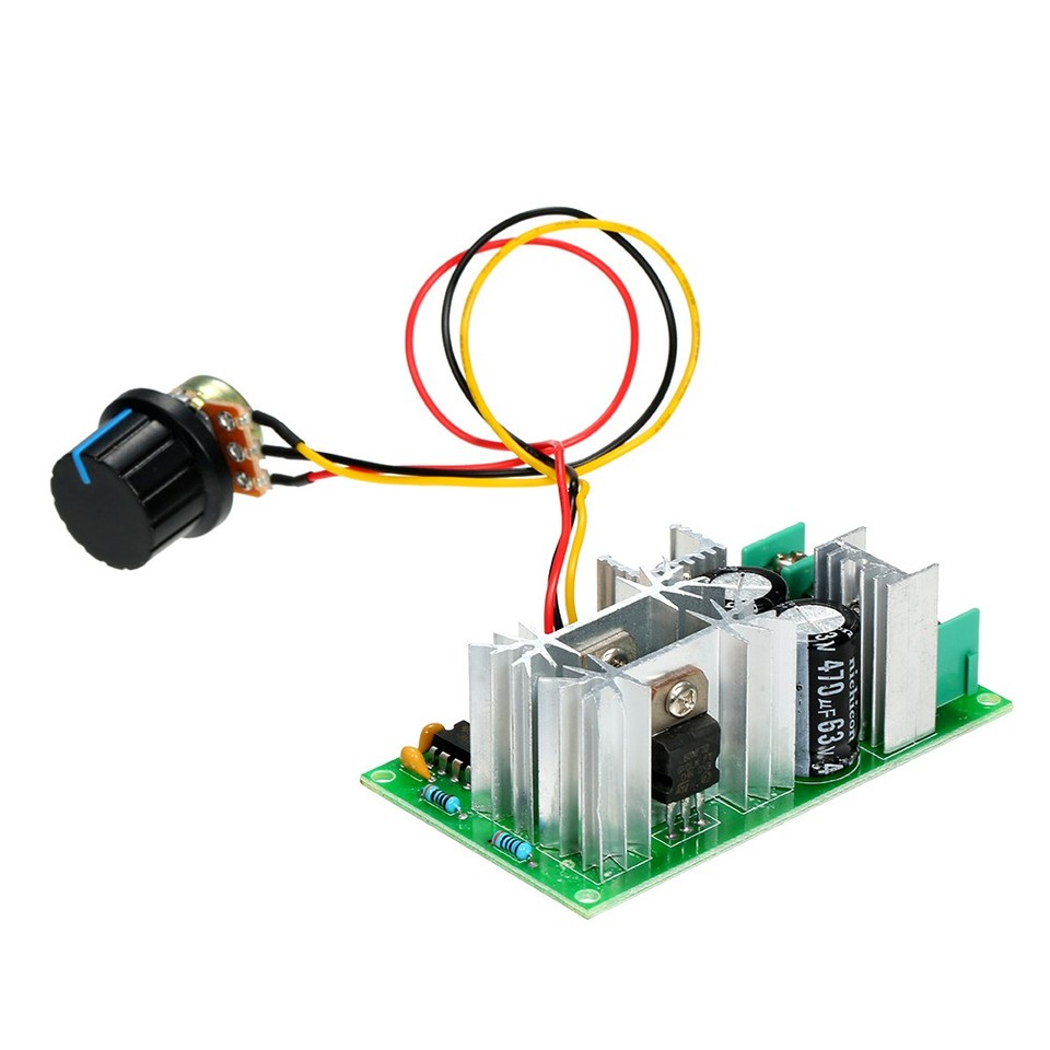 DC 12V 24V 36V 48V 20A Motor Speed Controller PWM Speed Regulator 0 ...