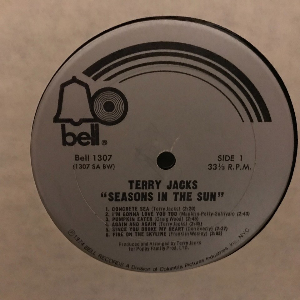Terry Jacks LP Seasons in the Sun Vinyl LP 1974 | eBay