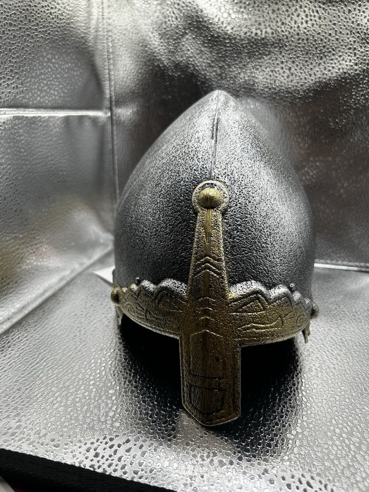 Boys Plastic Medieval Crusader Helmet Templar Knight Helm Costume ...