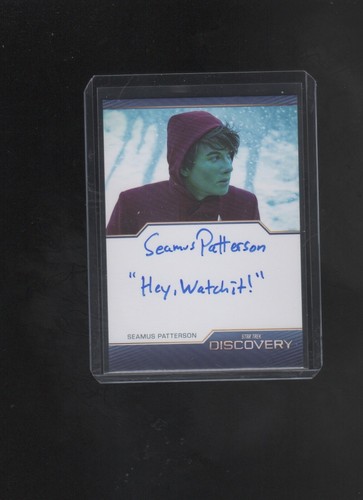 Star Trek Discovery season 4 Seamus Patterson autograph with ...