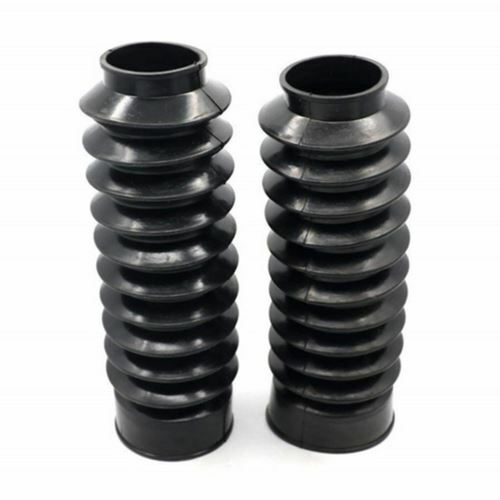 49mm Rubber Front Fork Boots Shock Gaiters Harley Dyna Glide EFI FXDWGI ...