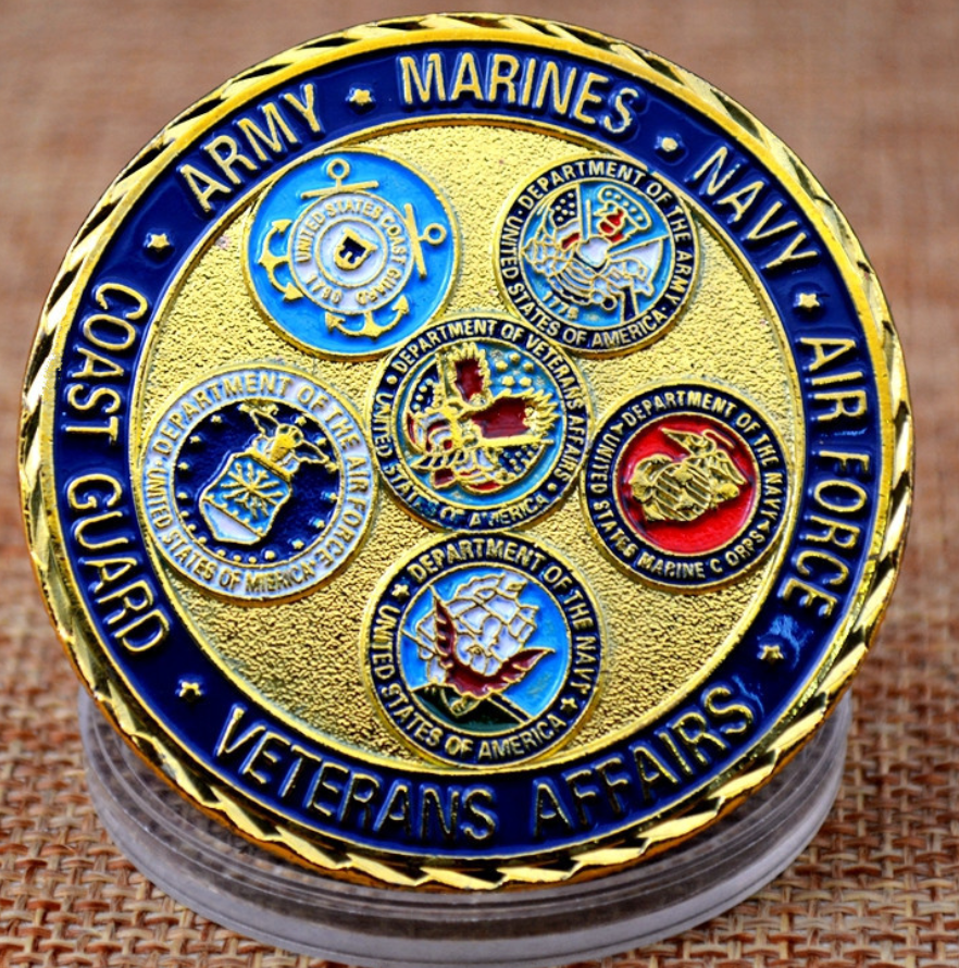 10pcs U.S. Capitol Challenge Coin Veterans Army Navy Air Force Coast ...