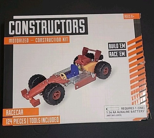 Constructors Motorized Race Car Construction Kit Building Set New Open ...