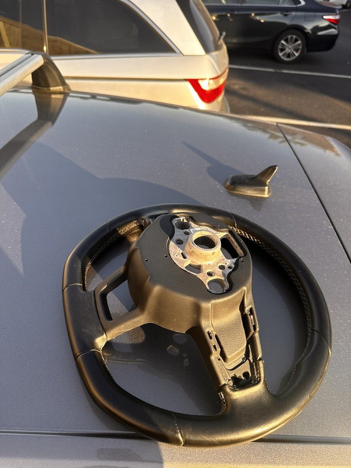 Genuine VW MK7 Golf R Steering Wheel Leather Used | eBay