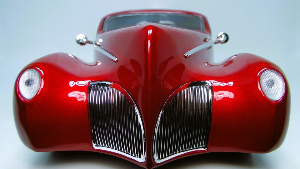 Hot Rod Ford Mecury Merc Chopped Dragster Race Car Custom Built Metal ...