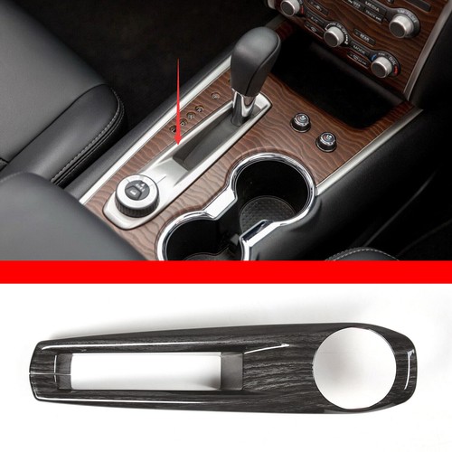 For Nissan Pathfinder 2013-2018 Black Wood Grain Gear Shifter Bezel ...