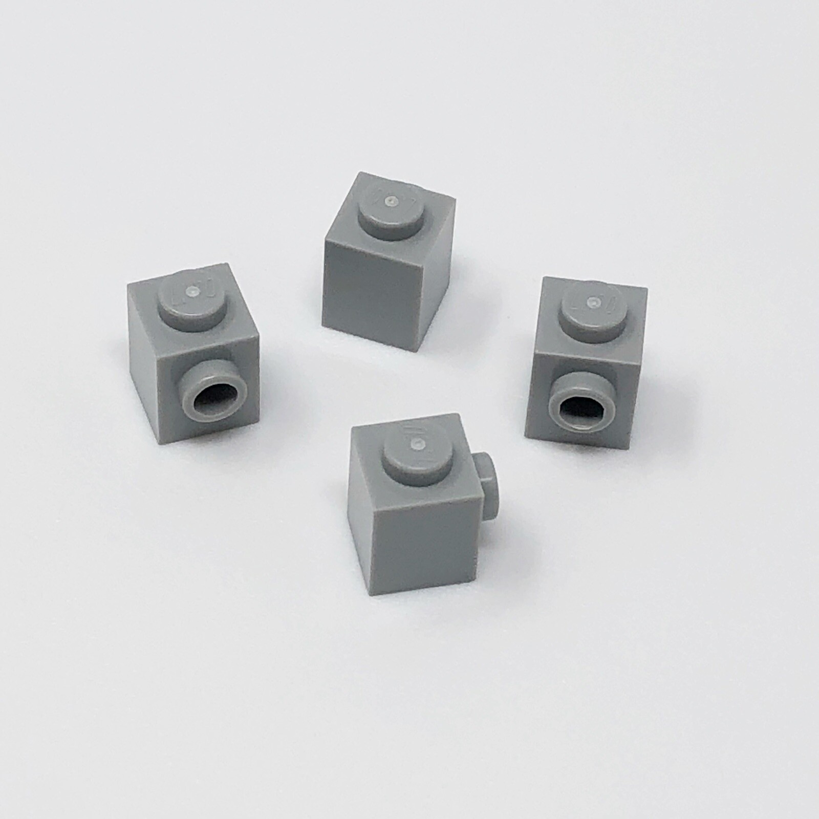 87087 LEGO Parts Brick Modified 1x1 w/ Stud on 1 Side LIGHT BLUISH GRAY ...