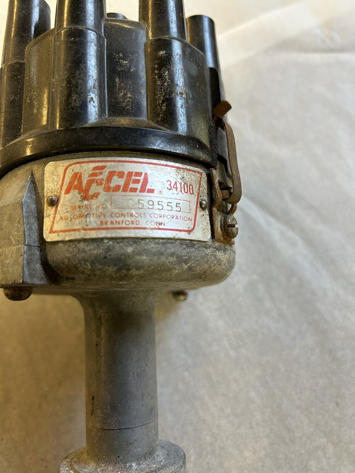 Vintage Old School Dual Points Accel Distributor 34100 BBC Or SBC, Cool ...