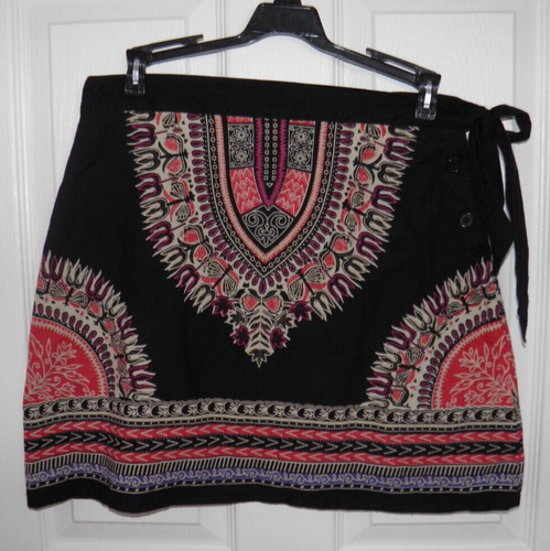 Funky People, BOHO, Aztec/Indian design, 100% cotton, mini skirt. Size ...