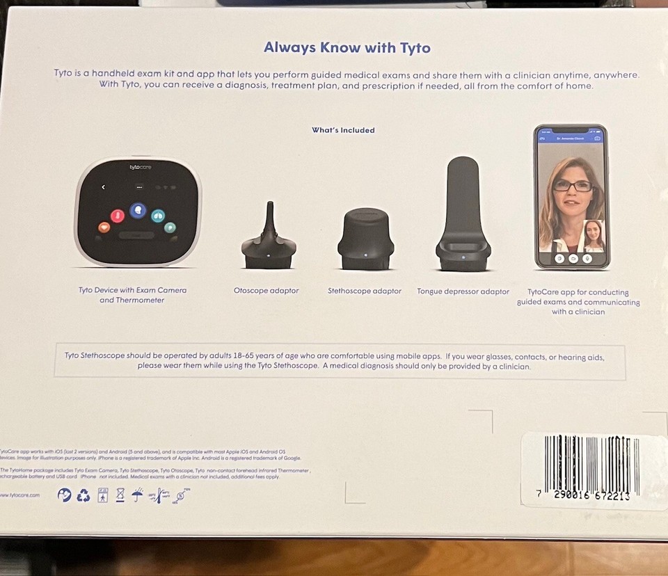 TytoCare - TytoHome - On Demand Medical Health Remote Exam Kit NEW | eBay