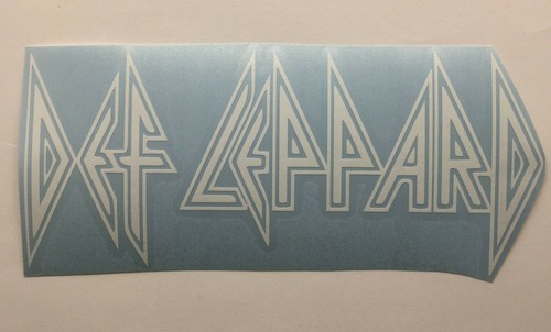 Def Leppard Band Logo Die Cut Vinyl Sticker Classic Hard Rock and Roll ...