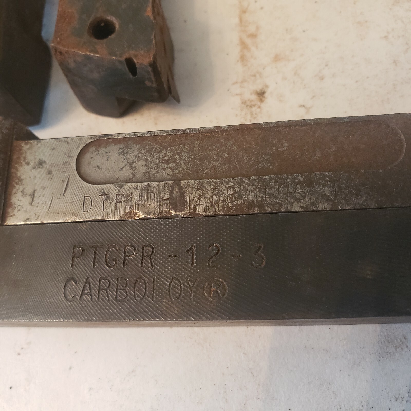 Lot of 4 turing insert holders Lathe carbide tools 3/4". Carboloy TRW ...